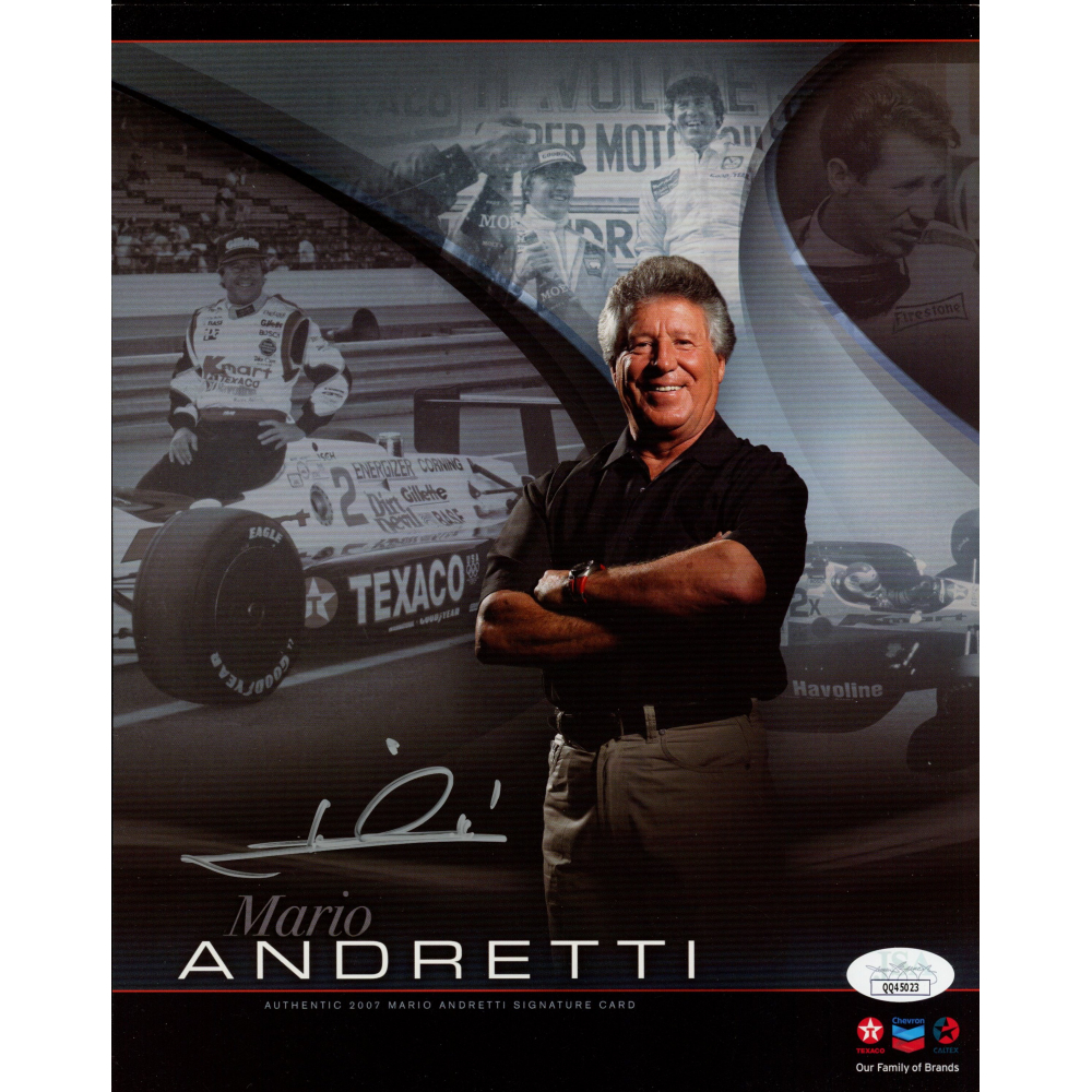 Mario Andretti Signed Formula One 8x10 Photo (JSA COA) | Pristine Auction