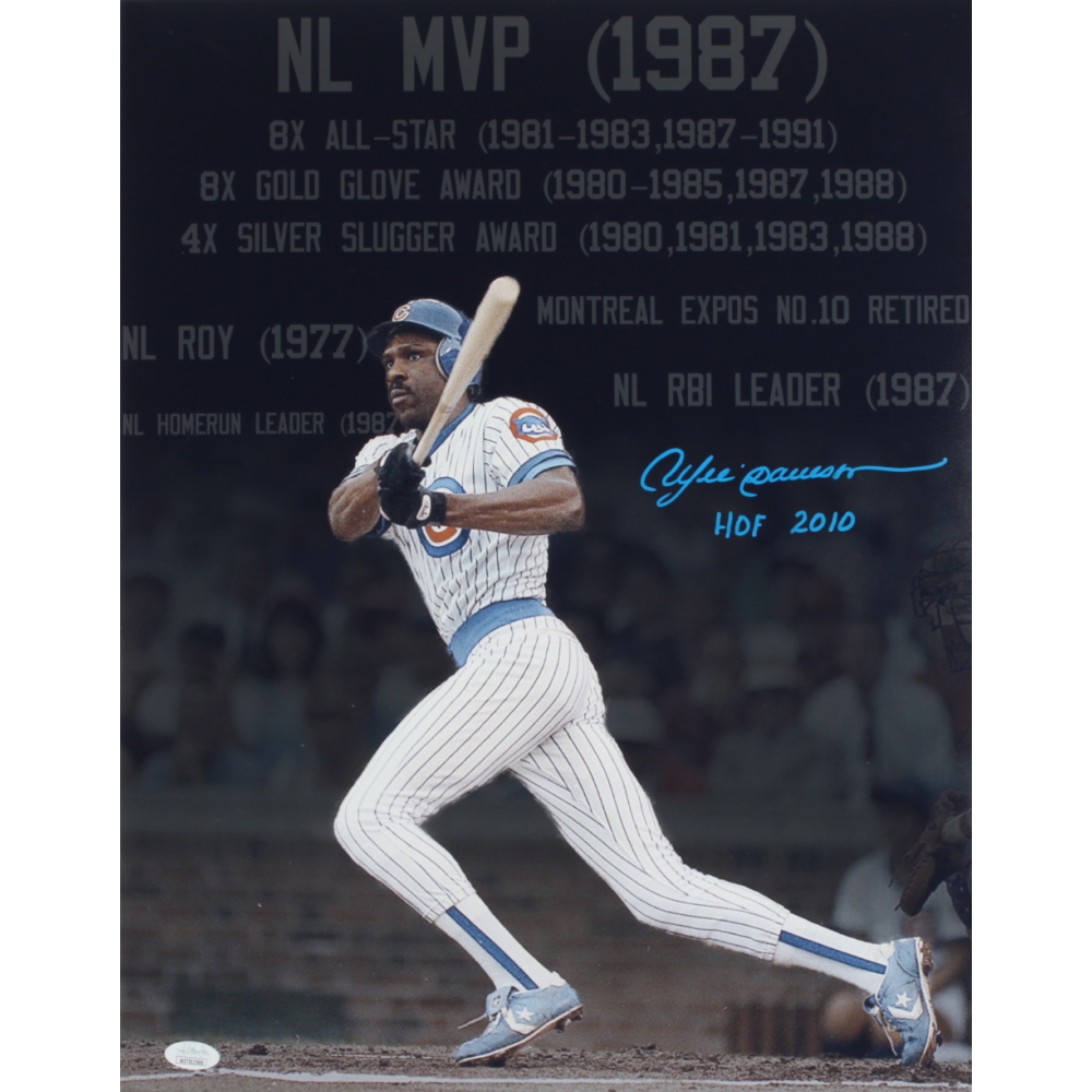 Andre Dawson Signed Cubs 16x20 Photo Inscribed "HOF 2010" (JSA Hologram ...