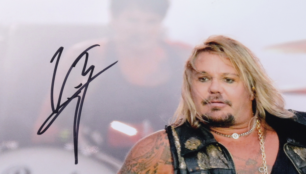 Vince Neil Signed 11x14 Photo (Beckett COA) | Pristine Auction