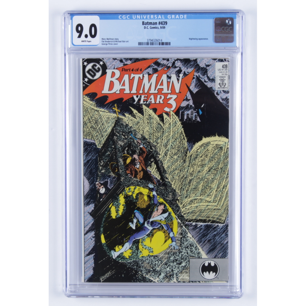 1989 Batman Issue #439 D.C. Comics Comic Book (CGC 9.0) | Pristine Auction