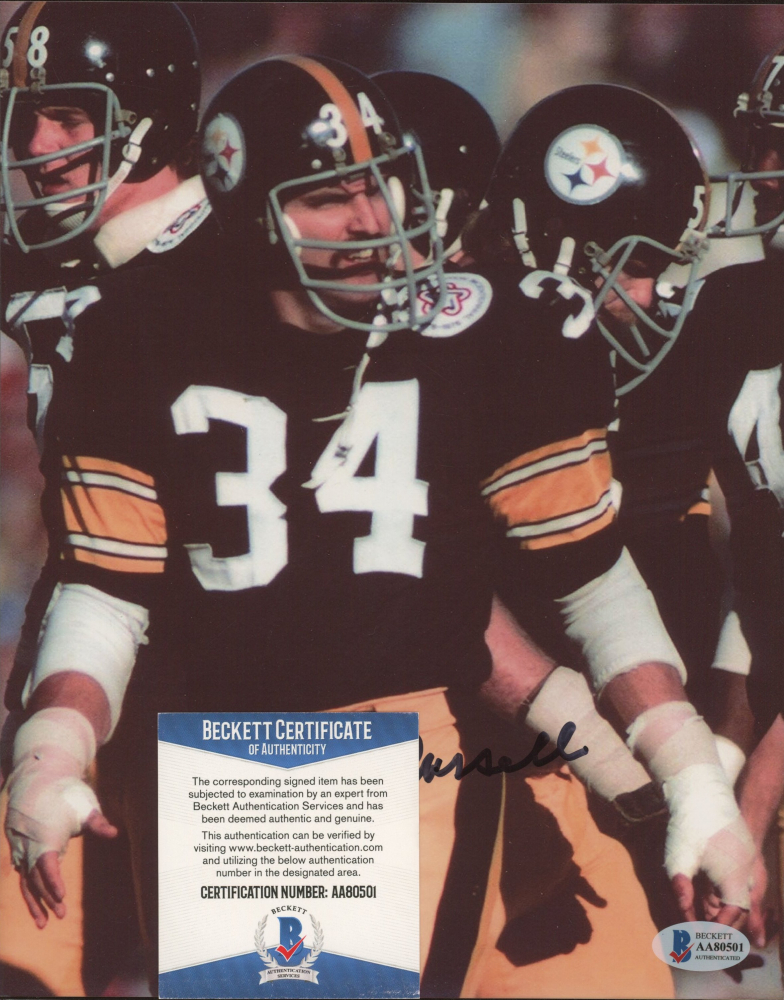 Andy Russell Signed Steelers 8x10 Photo (Beckett COA) | Pristine Auction
