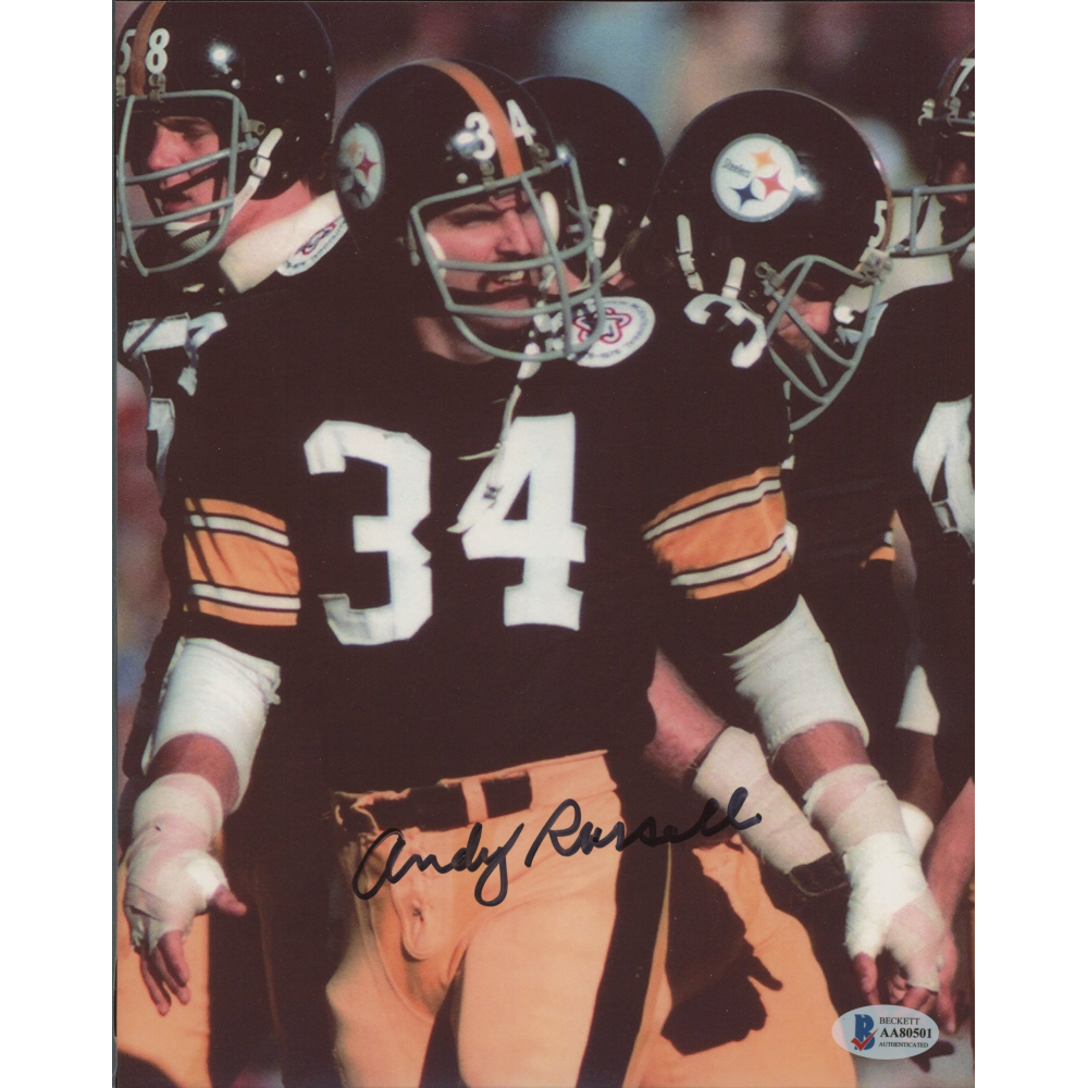 Andy Russell Signed Steelers 8x10 Photo (Beckett COA) | Pristine Auction