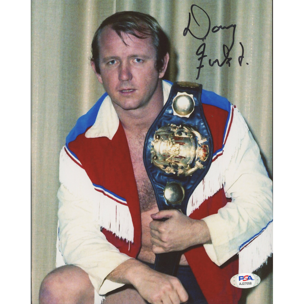 Dory Funk Jr. Signed 8x10 Photo (PSA COA) | Pristine Auction