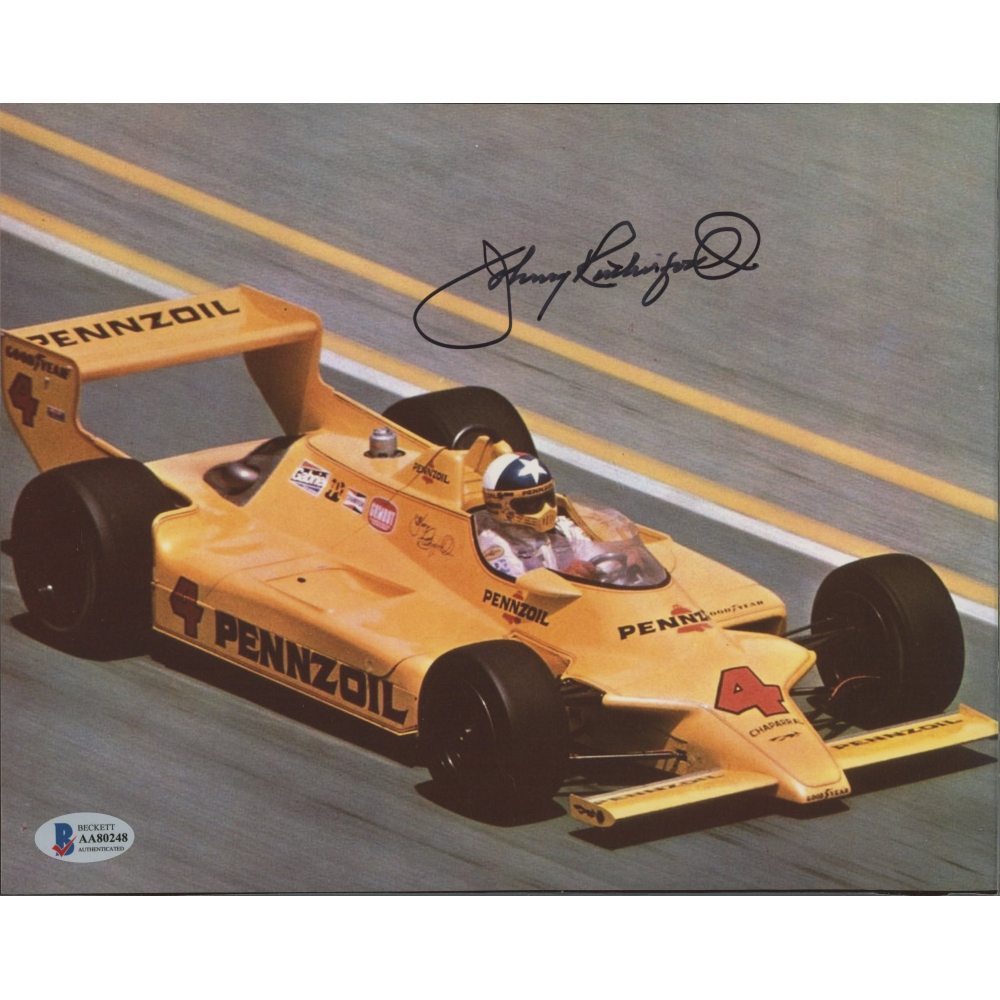Johnny Rutherford Signed 8x10 Photo (Beckett COA) | Pristine Auction