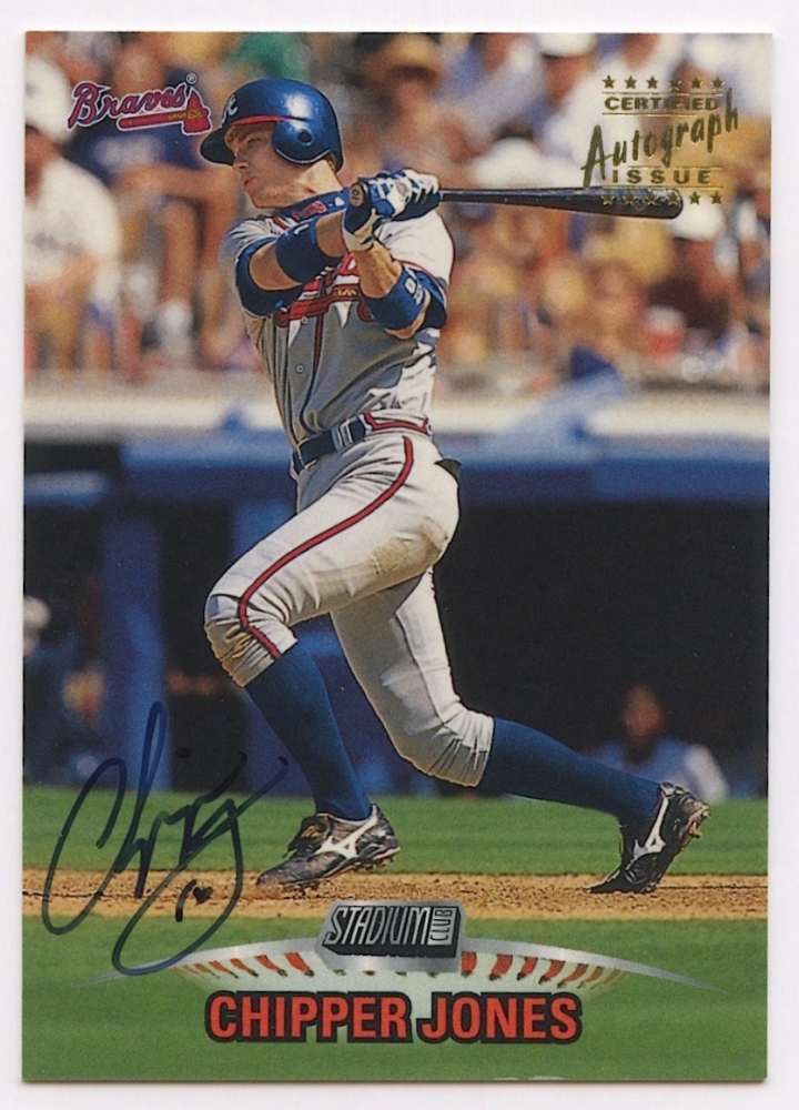 Chipper Jones 1999 Stadium Club Autographs #SCA2 | Pristine Auction
