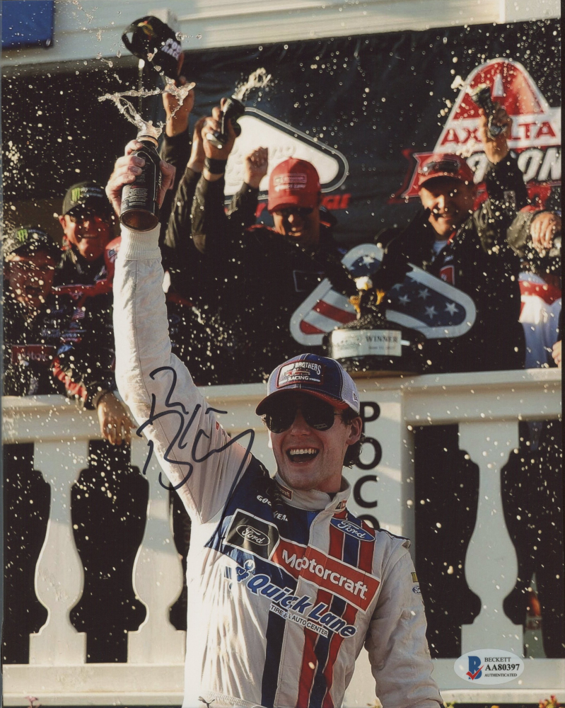 Ryan Blaney Signed NASCAR 8x10 Photo (Beckett COA) | Pristine Auction