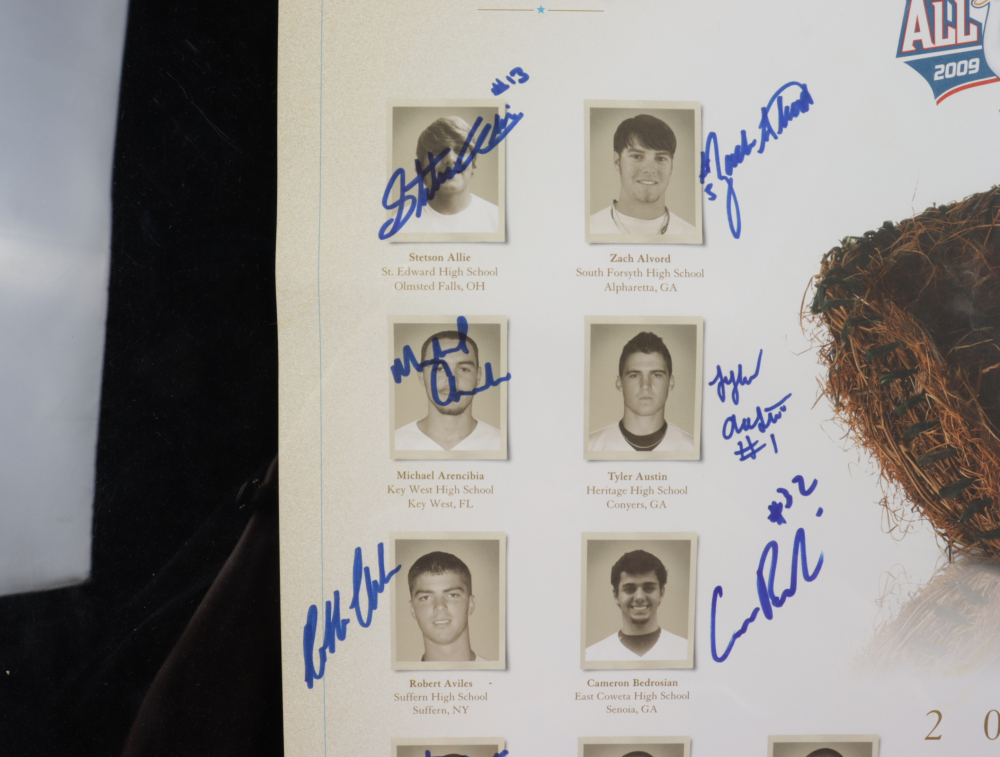 2009 AFLAC All-American Baseball Team 14x24 Poster Team-Signed by (40 ...