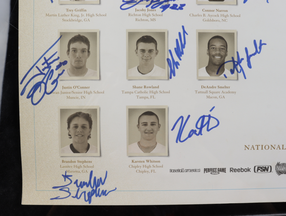 2009 AFLAC All-American Baseball Team 14x24 Poster Team-Signed by (40 ...