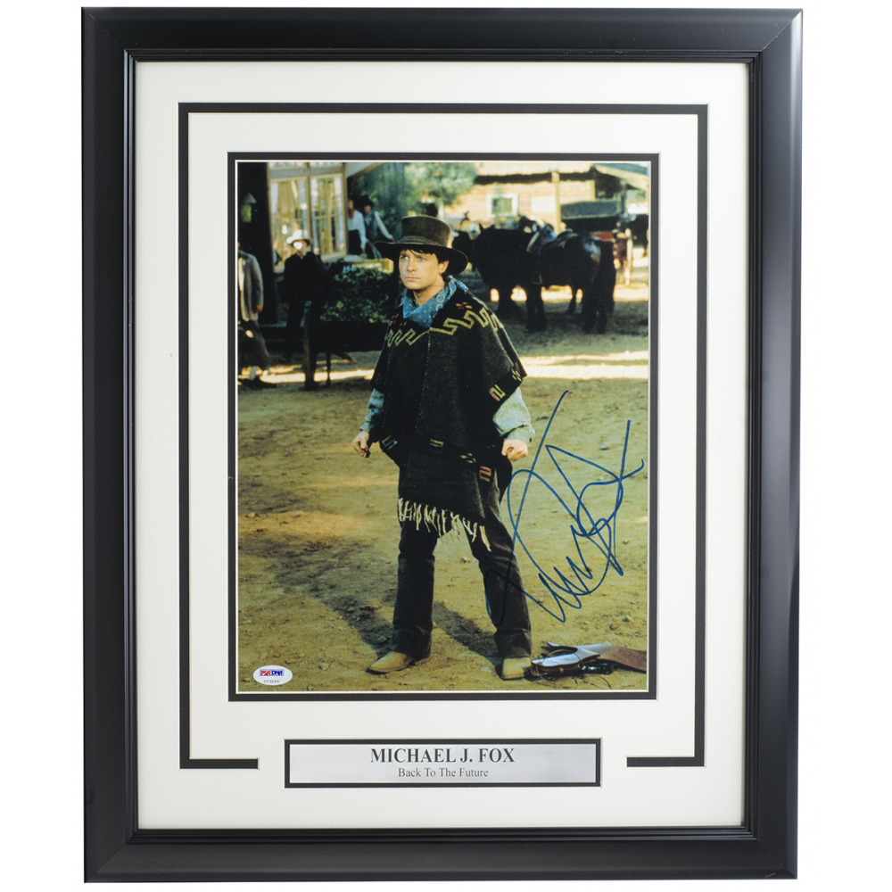 Michael J. Fox Signed "Back To The Future Part III" 11x14 Custom Framed ...