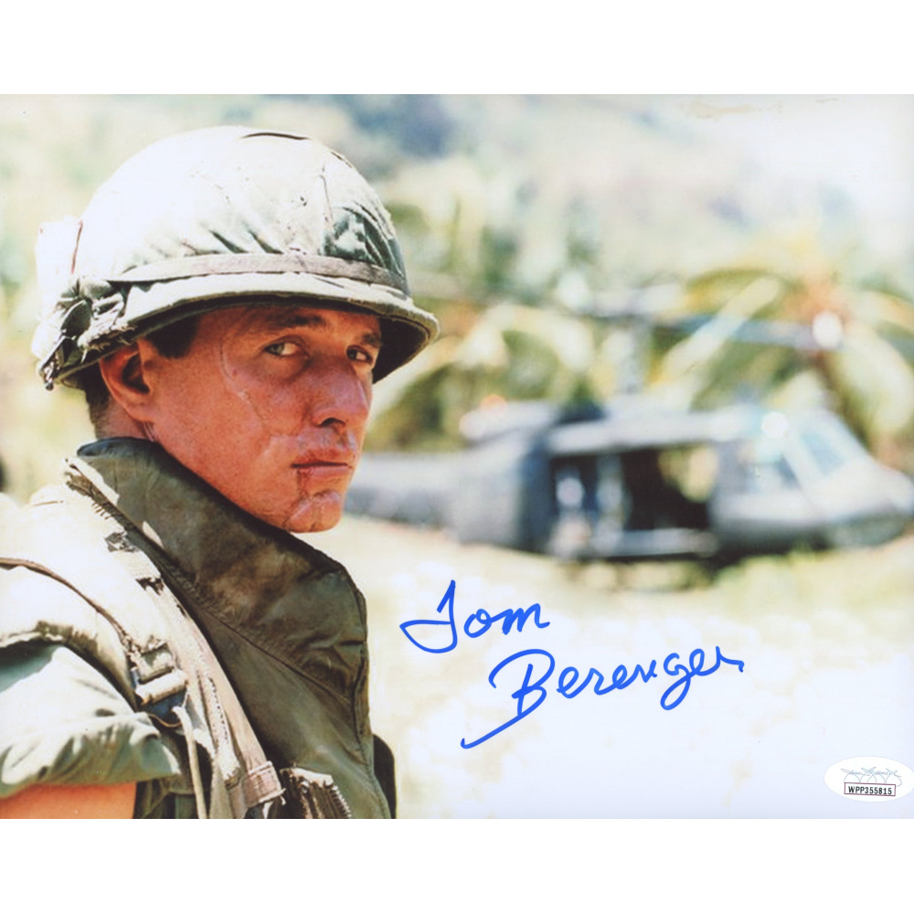 Tom Berenger Signed "Platoon" 8x10 Photo (JSA COA) | Pristine Auction