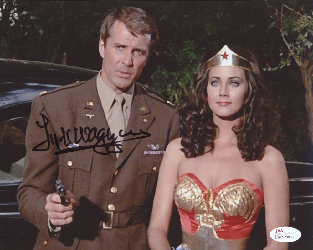 Lyle Waggoner Signed "Wonder Woman" 8x10 Photo (JSA Hologram ...