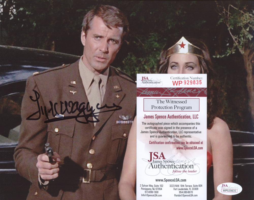 Lyle Waggoner Signed "Wonder Woman" 8x10 Photo (JSA Hologram ...