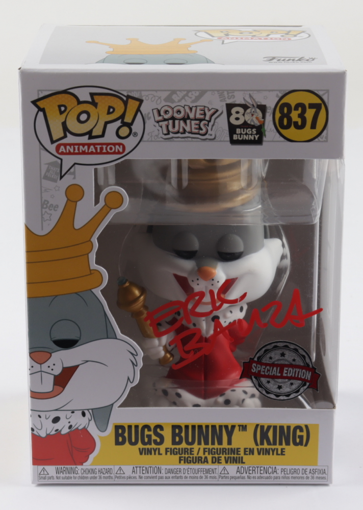 Eric Bauza Signed "Looney Tunes" #837 Bugs Bunny (King) Funko Pop ...