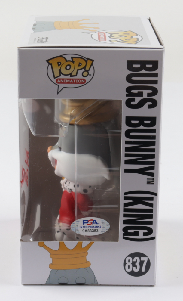 Eric Bauza Signed "Looney Tunes" #837 Bugs Bunny (King) Funko Pop ...