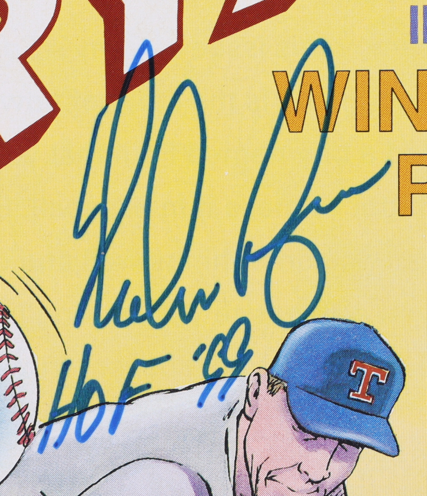 Nolan Ryan Signed "The Winning Pitch" Comic Book Inscribed "HOF '99 ...
