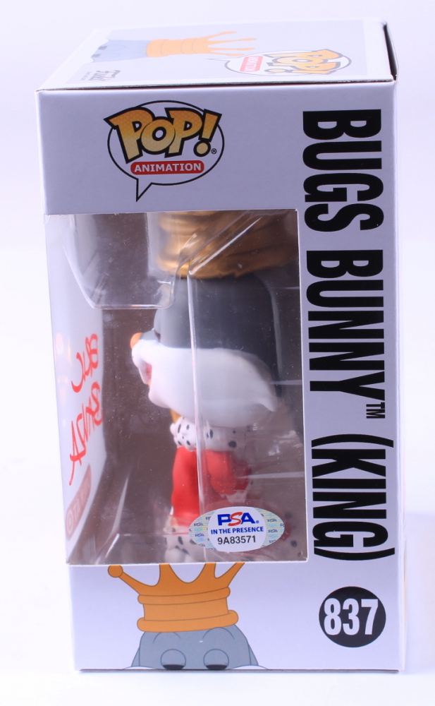 Eric Bauza Signed "Looney Tunes" #837 Bugs Bunny (King) Funko Pop ...