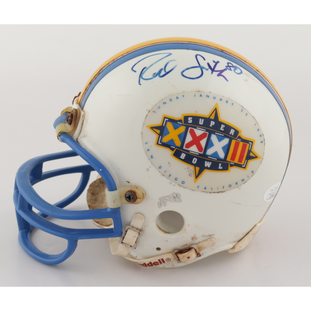 Rod Smith Signed Super Bowl XXXII Logo Mini Helmet (JSA COA) | Pristine ...