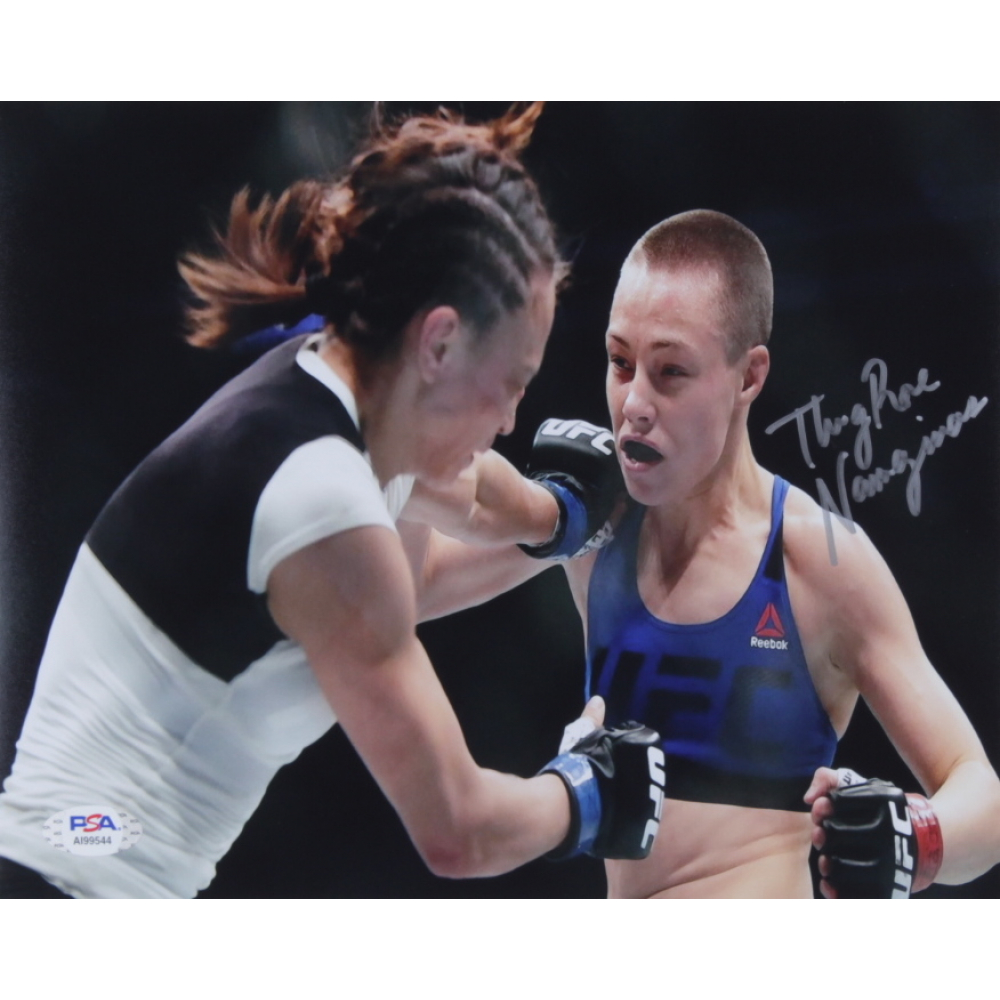 "Thug" Rose Namajunas Signed UFC 8x10 Photo (PSA COA) | Pristine Auction