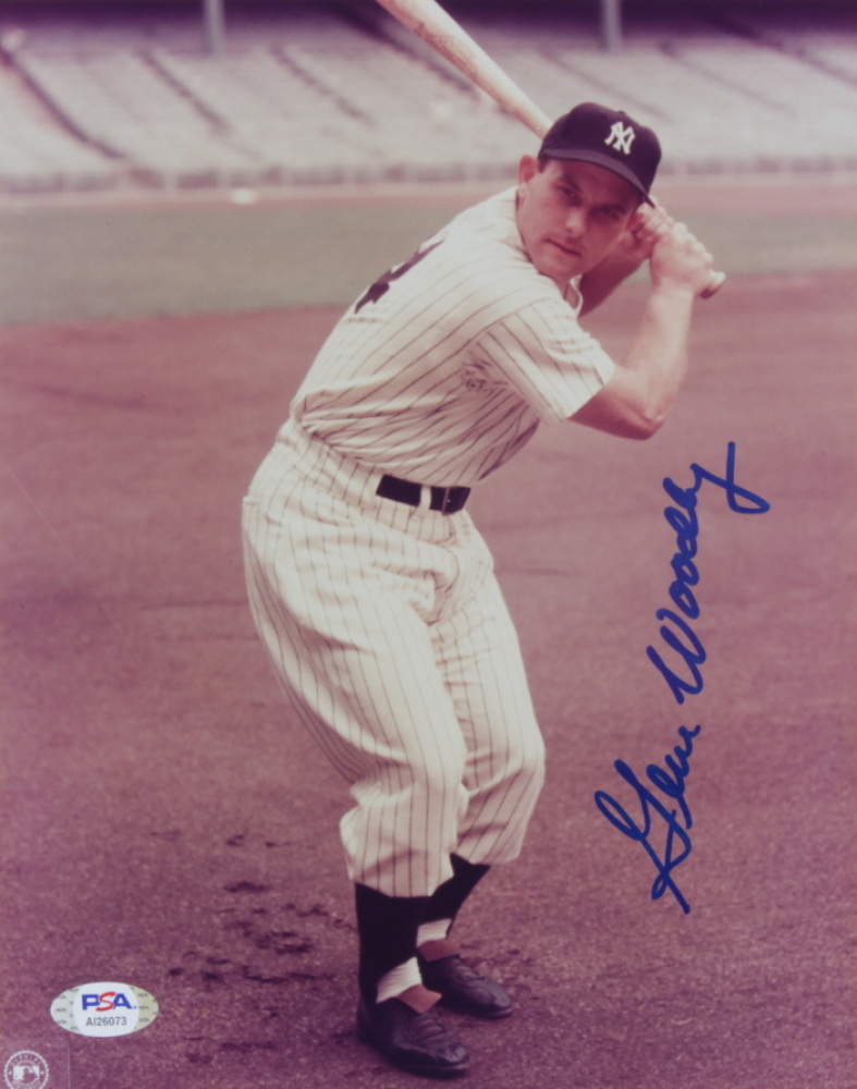 Gene Woodling Signed Yankees 8x10 Photo (PSA COA) | Pristine Auction