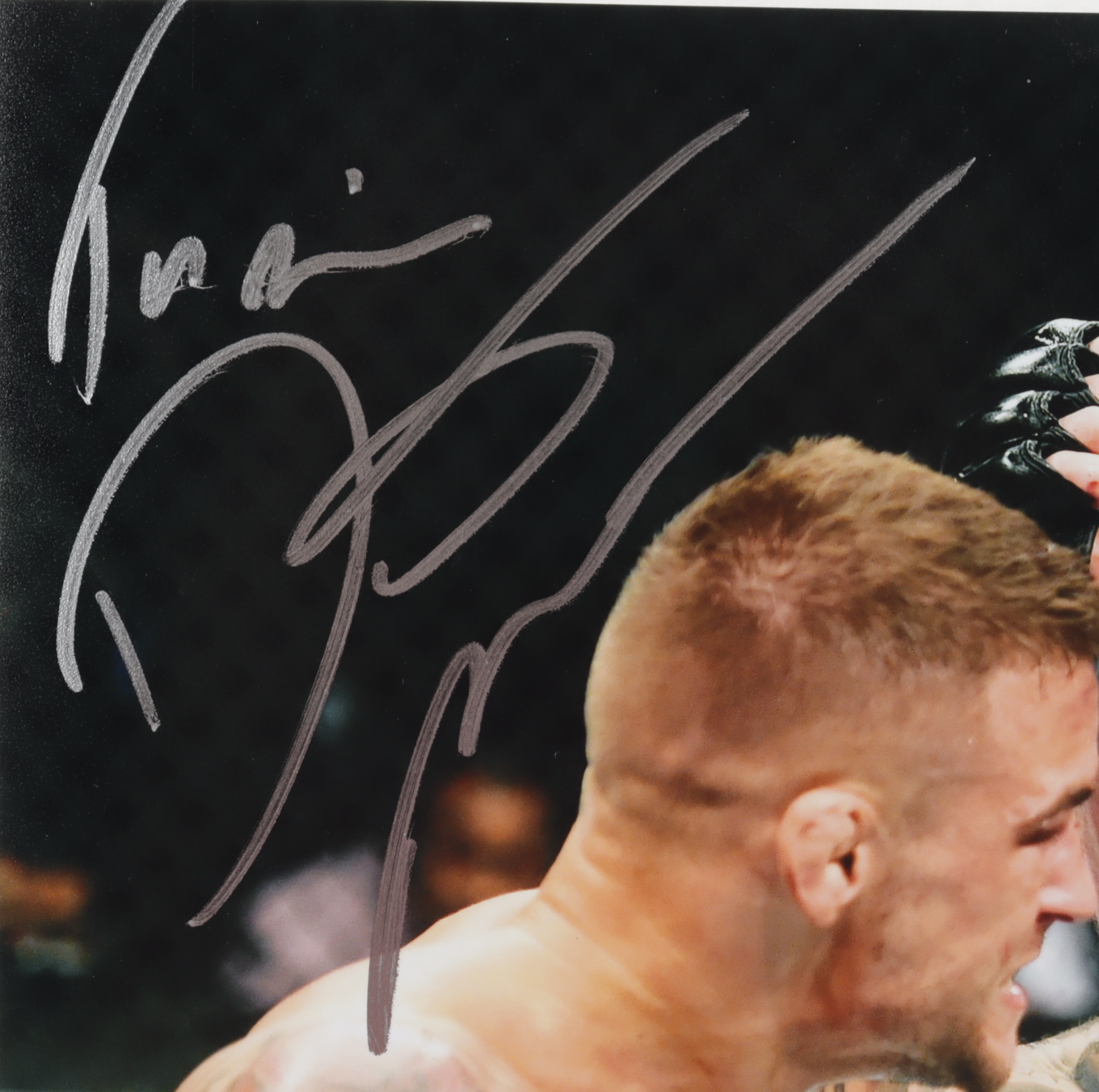 Dustin Poirier Signed 8x10 Photo Inscribed "The Diamond" (PSA COA ...
