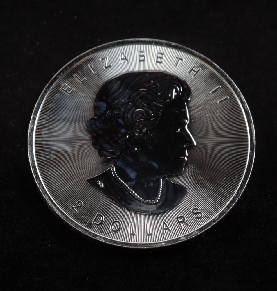 2015 Canadian 3/4 Ounce Grey Wolf $2 .9999 Silver Coin | Pristine Auction