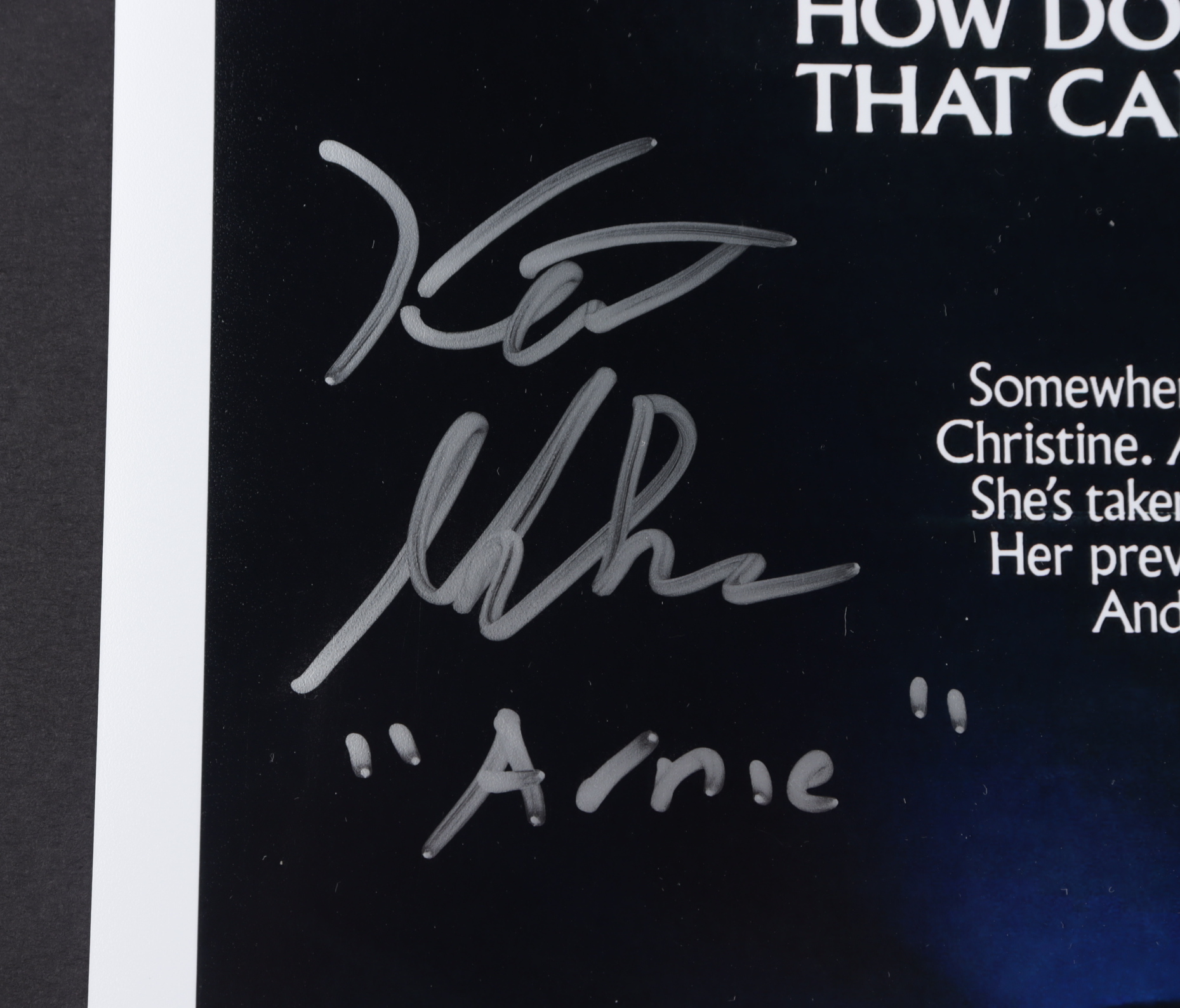 "Christine" 11x17 Print Signed by (4) With Alexandra Paul, William ...