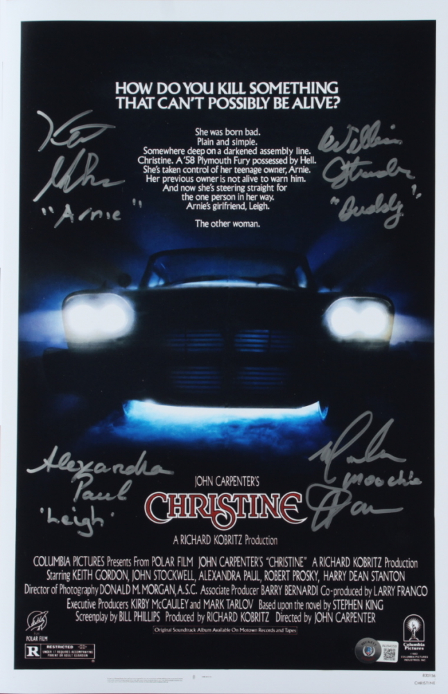 "Christine" 11x17 Print Signed by (4) With Alexandra Paul, William ...