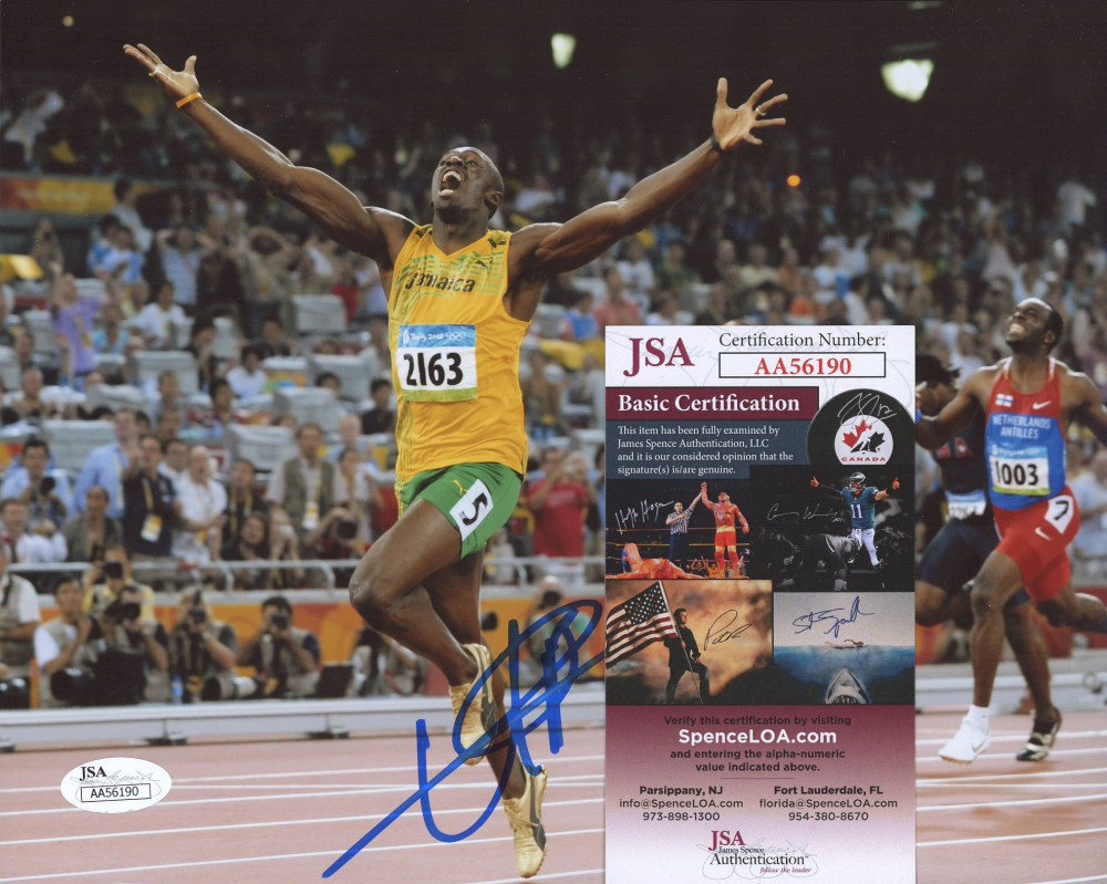 Usain Bolt Signed 8x10 Photo (JSA COA) | Pristine Auction