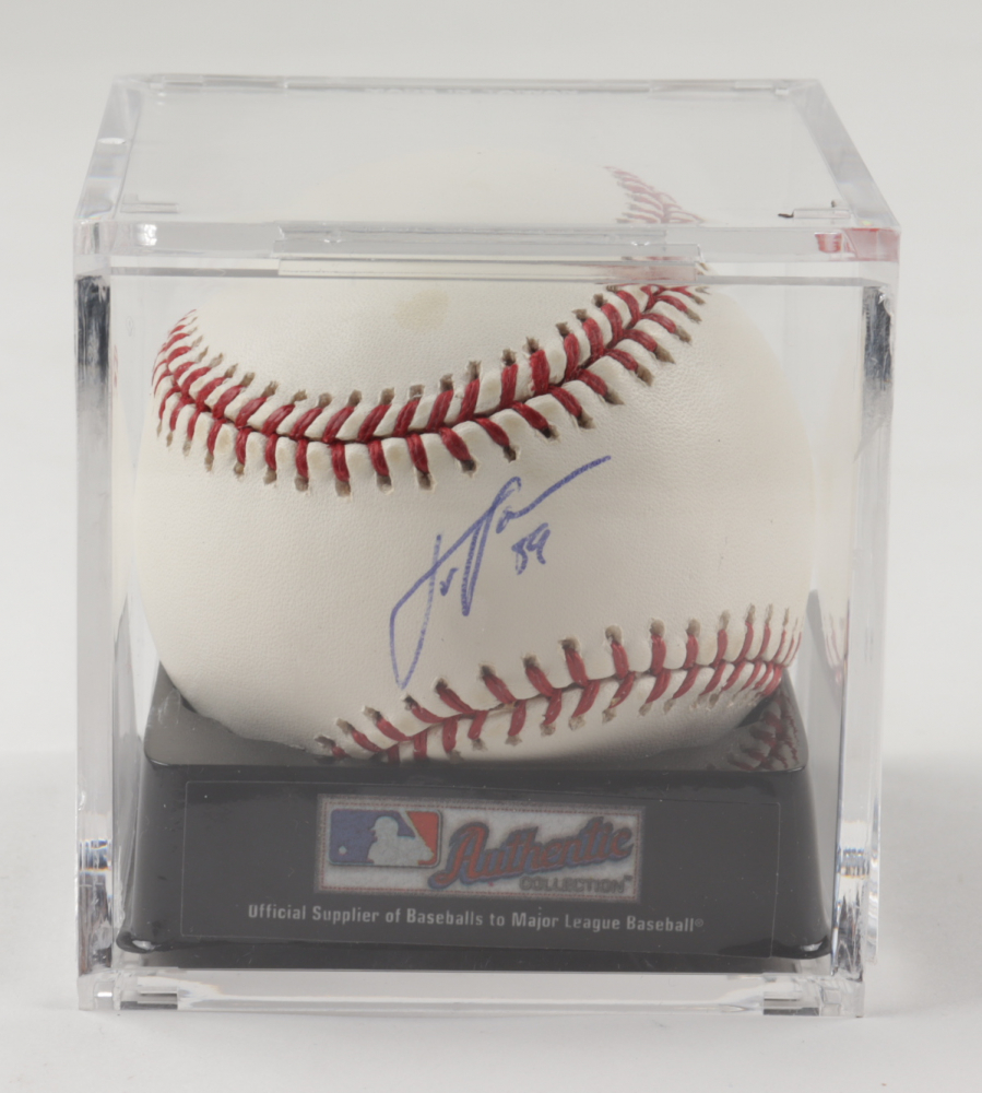 Justin Verlander Signed OML Baseball with Display Case (JSA COA ...