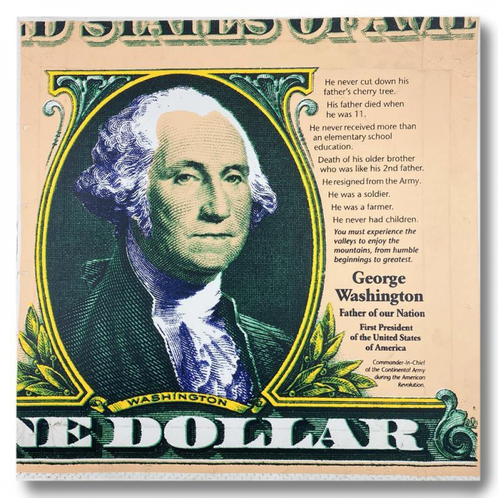 Steve Kaufman Signed "George Washington, Father of Our Nation" Limited ...