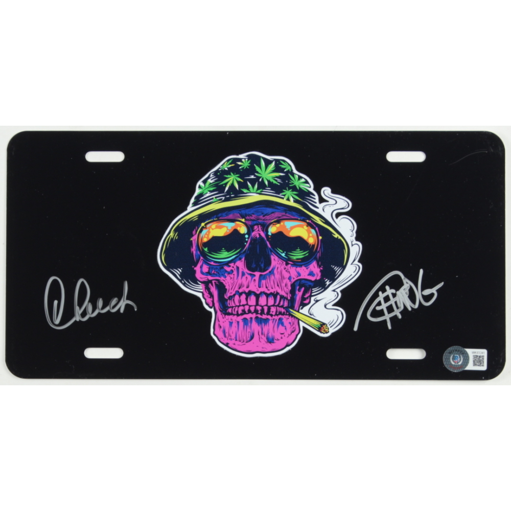 Cheech Marin & Tommy Chong Signed License Plate (Beckett Hologram ...