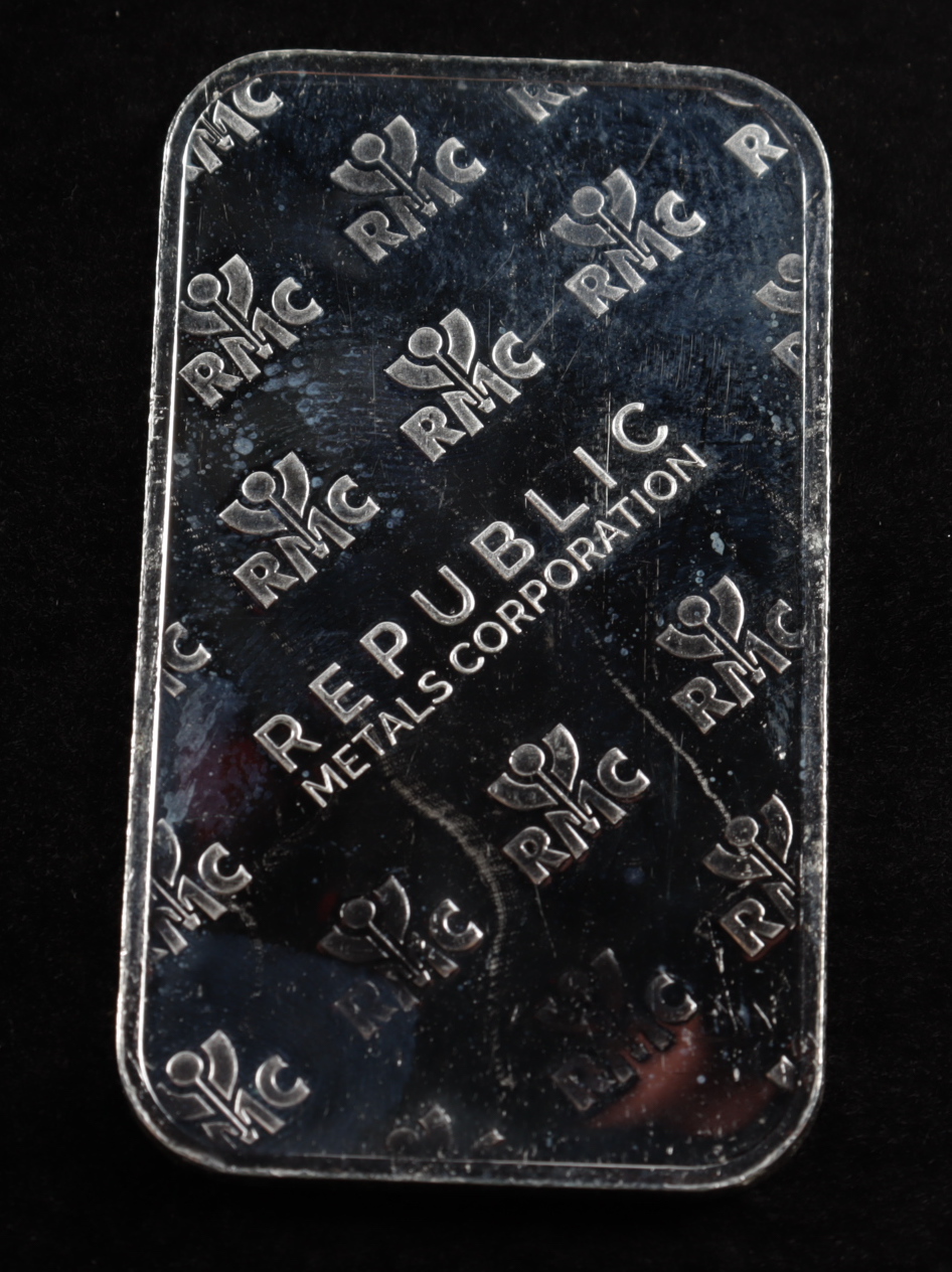 1 Oz .999 Fine Silver RMC Republic Silver Bullion Bar | Pristine Auction