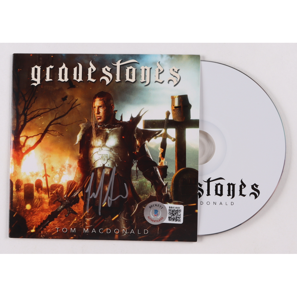 Tom MacDonald Signed "Gravestones" CD Album (Beckett COA) | Pristine ...