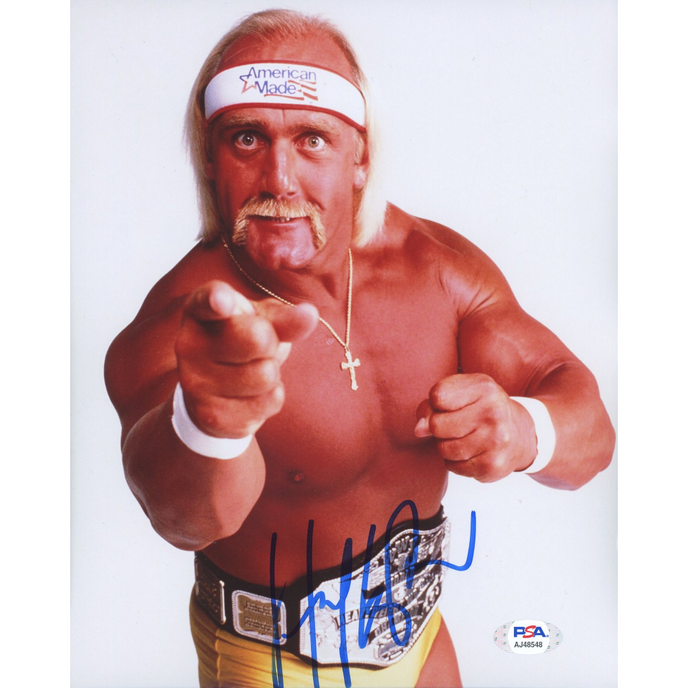 Hulk Hogan Signed WWE 8x10 Photo (PSA Hologram) | Pristine Auction