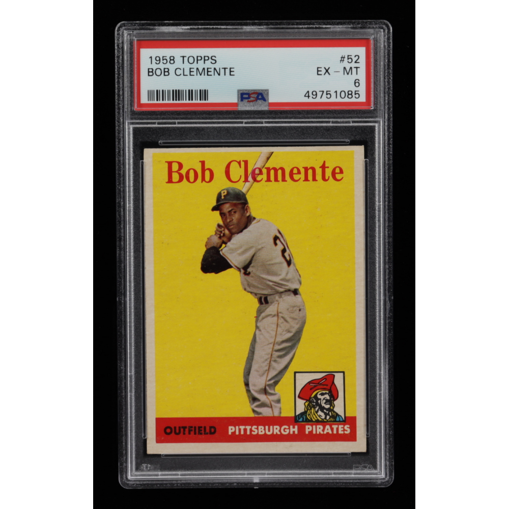 Bob Clemente 1958 Topps #52 (PSA 6) | Pristine Auction