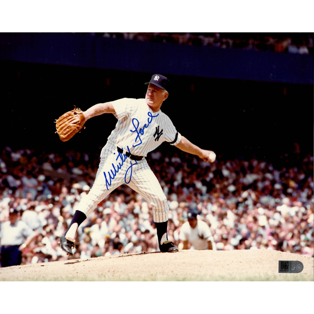 Whitey Ford Signed Yankees 8x10 Photo (AIV COA) | Pristine Auction