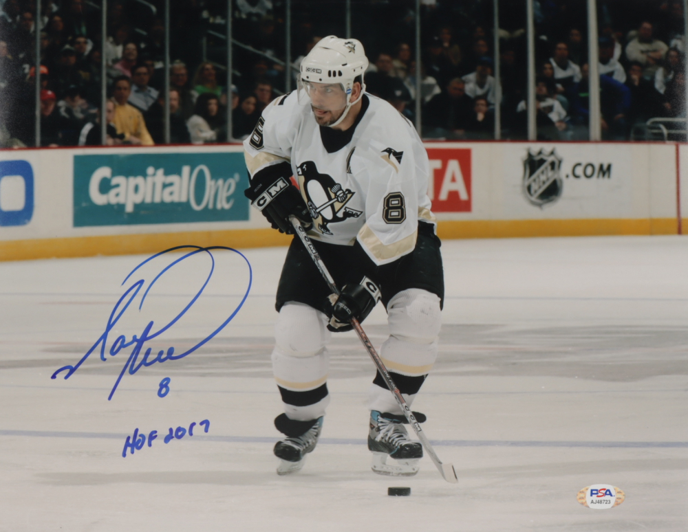 Mark Recchi Signed Penguins 11x14 Photo Inscribed "HOF 2017" (PSA ...