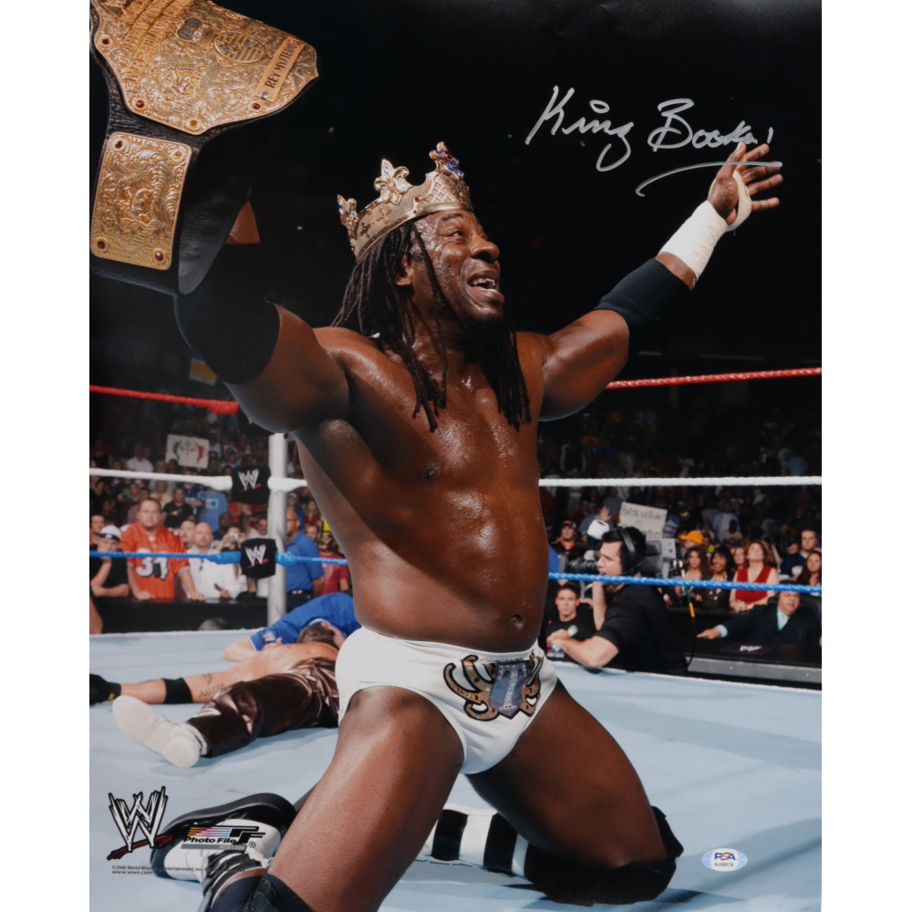 Booker T Signed WWE 16x20 Photo Inscribed "King Booker!" (PSA ...