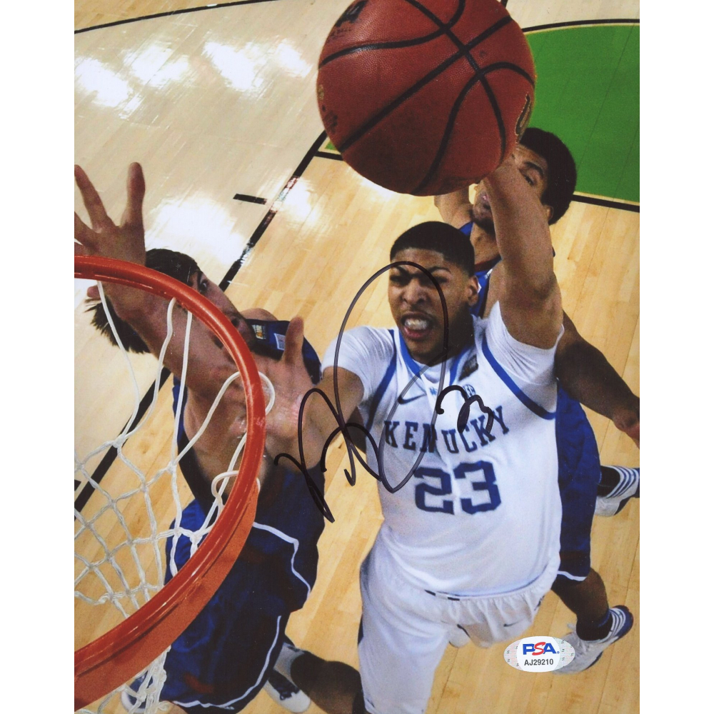 Anthony Davis Signed Kentucky Wildcats 8x10 Photo (PSA Hologram ...