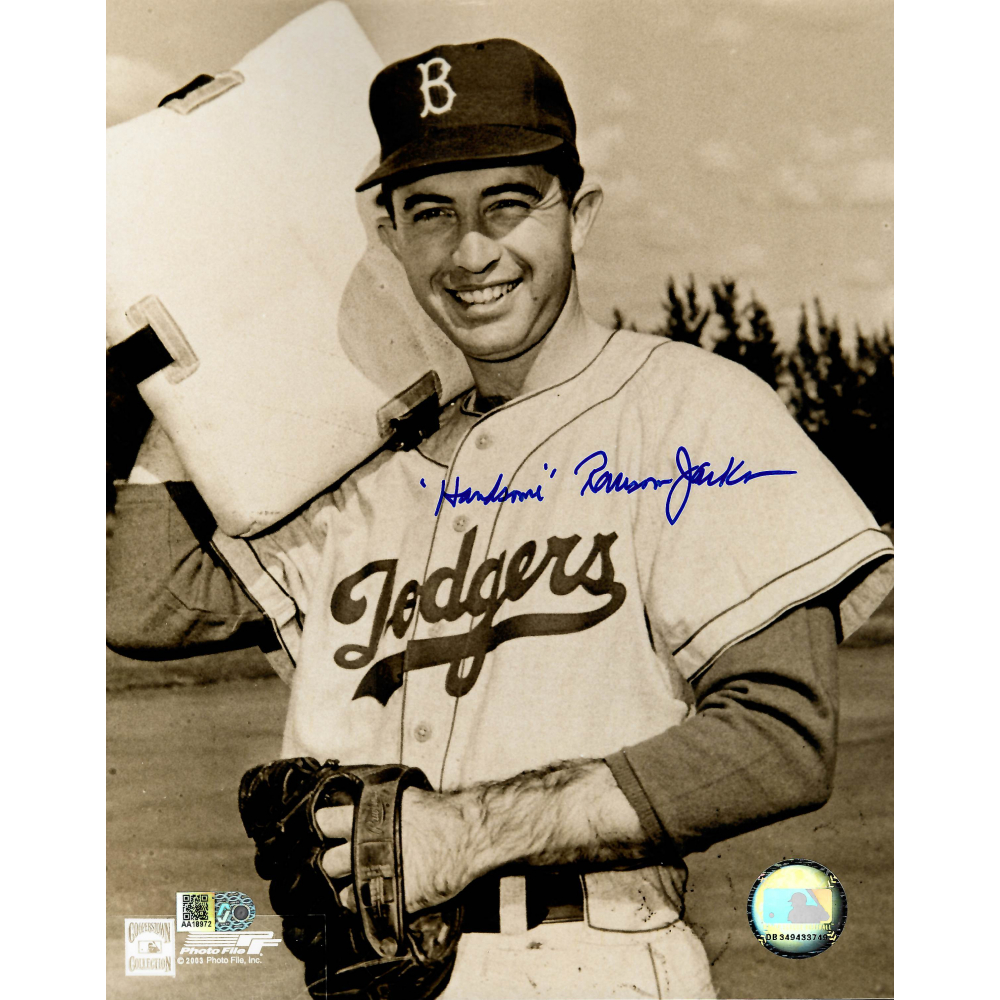 "Handsome" Ransom Jackson Signed Dodgers 8x10 Photo (AIV COA ...