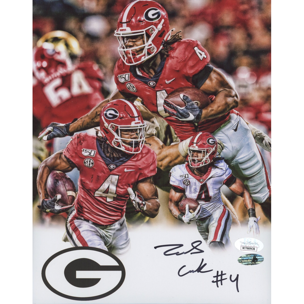 James Cook Signed Georgia Bulldogs 8x10 Photo (JSA COA & Cook Hologram ...