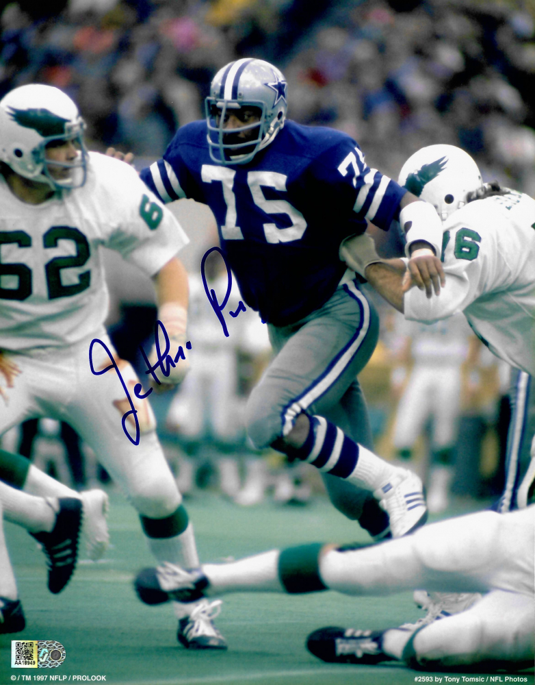 Jethro Pugh Signed Cowboys 8x10 Photo (AIV COA) | Pristine Auction