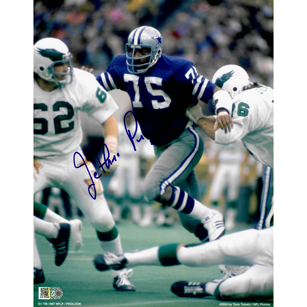 Jethro Pugh Signed Cowboys 8x10 Photo (AIV COA) | Pristine Auction