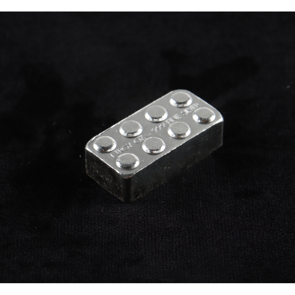 1 Oz .999 Fine Silver Monarch Building Block Silver Bullion Bar ...