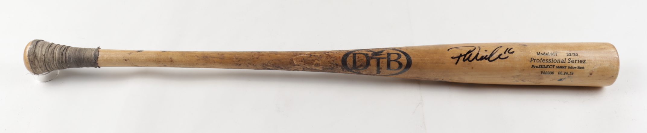Patrick Wisdom Signed Game-Used DTB Baseball Bat (JSA COA) | Pristine ...