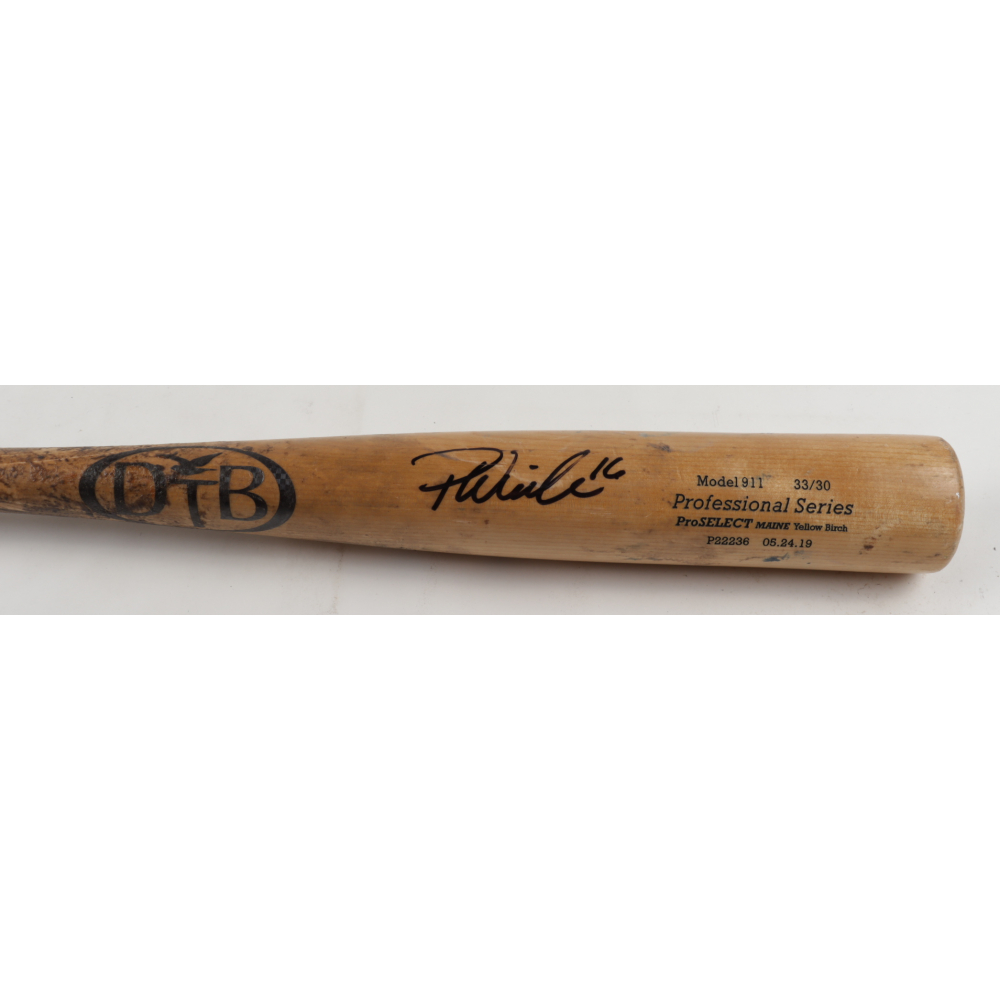 Patrick Wisdom Signed Game-Used DTB Baseball Bat (JSA COA) | Pristine ...