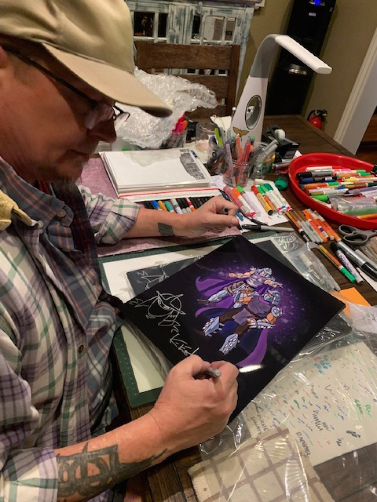 Kevin Eastman Signed 11x14 Photo (PA COA) | Pristine Auction