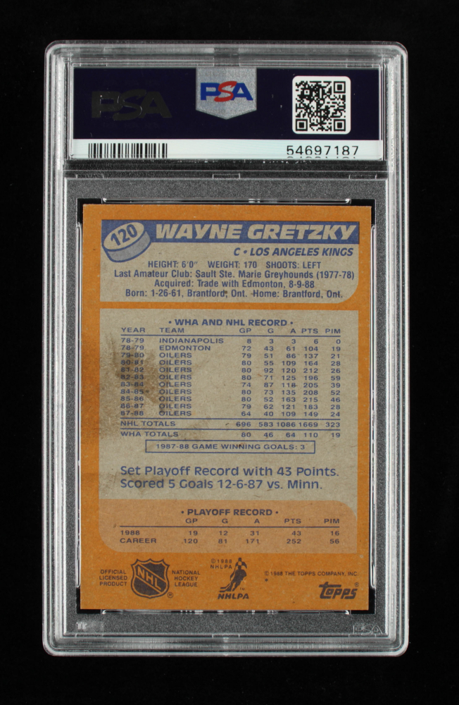 Wayne Gretzky 1988-89 Topps #120 (PSA 5) | Pristine Auction