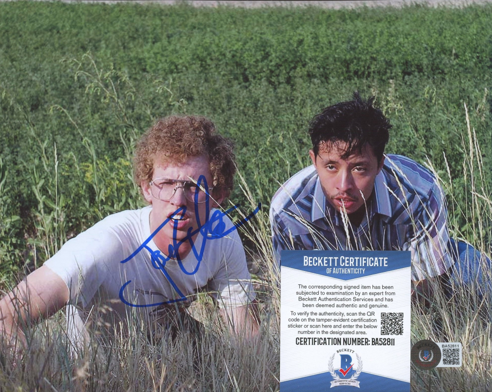 Jon Heder Signed "Napoleon Dynamite" 8x10 Photo (Beckett COA ...