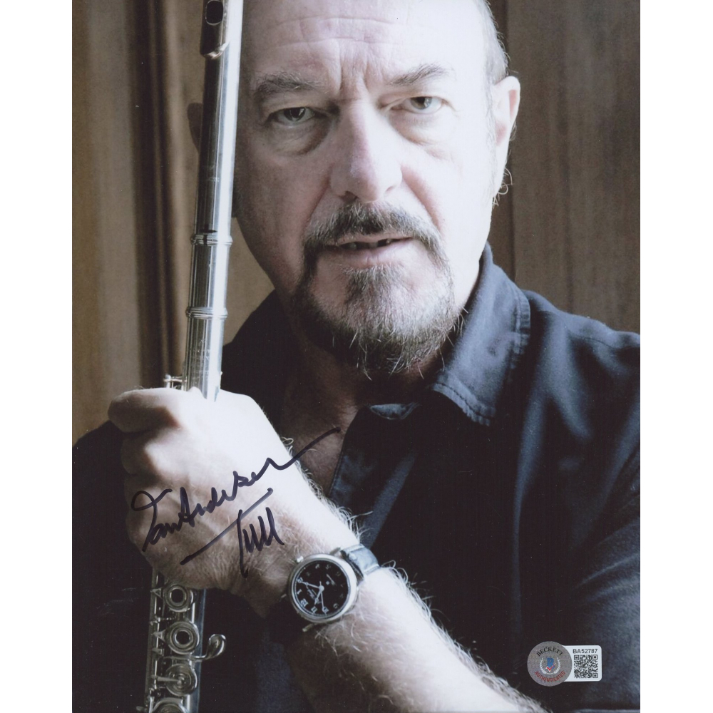 Ian Anderson Signed 8x10 Photo Inscribed "Tull" (Beckett COA ...